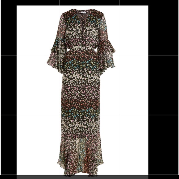 Raquel Diniz | Dresses | Raquel Diniz Aria Floral Print Silk Dress ...
